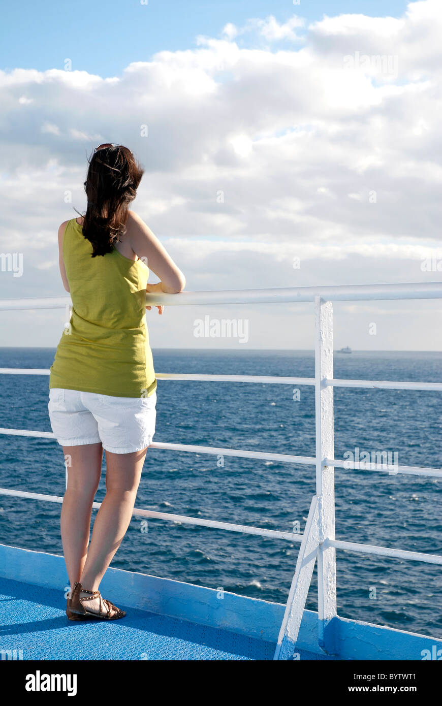 Woman at sea Stock Photo - Alamy