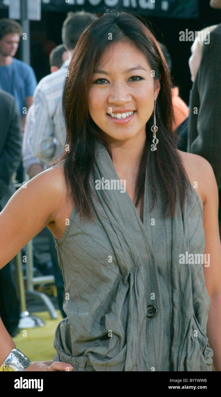 Michelle Kwan 'The Simpsons Movie' premiere at the Mann Village Theater ...