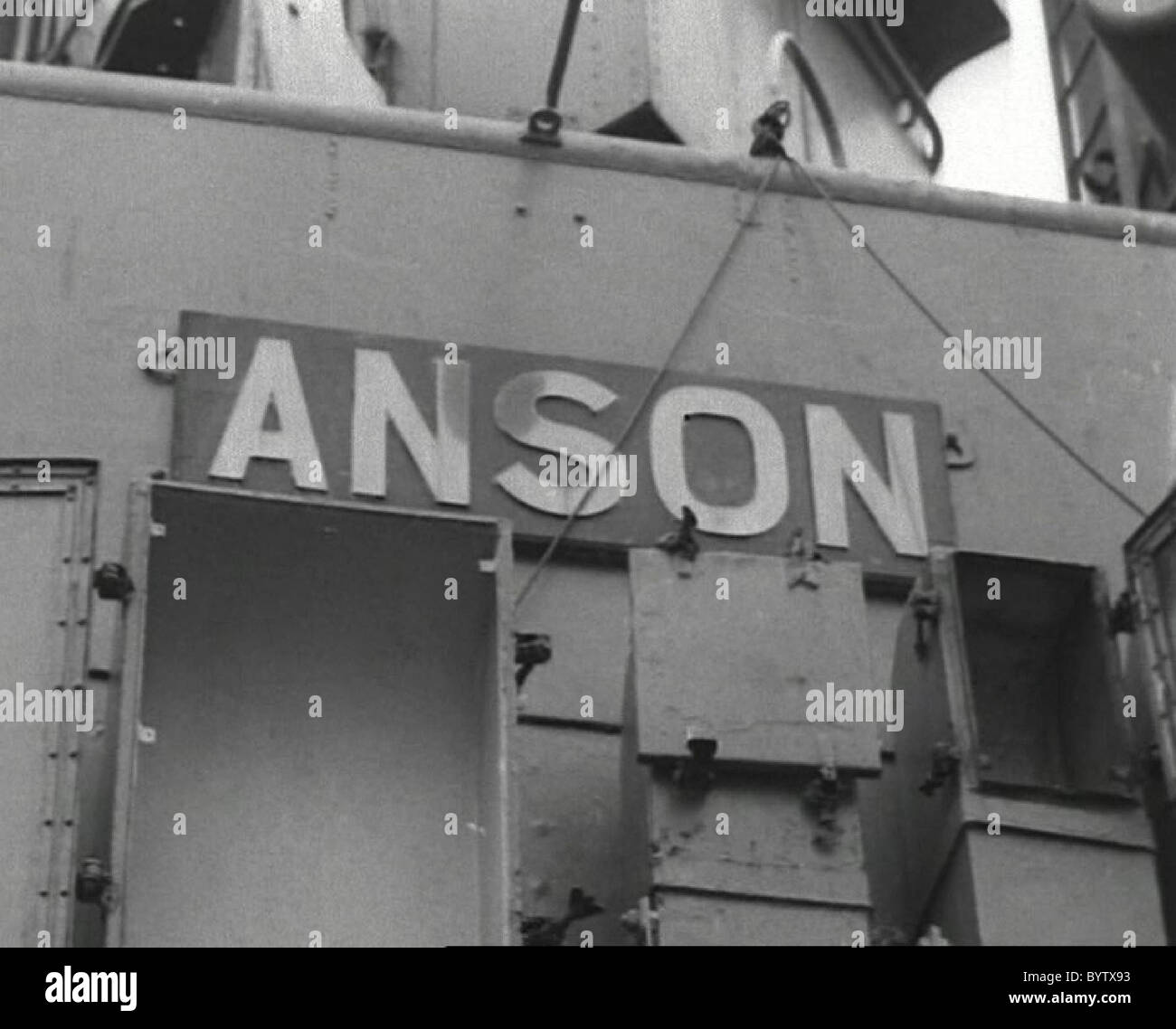 Hms anson hi-res stock photography and images - Alamy