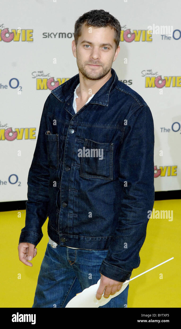 Joshua Jackson 'The Simpsons Movie' UK premiere at Vue Cinema ...