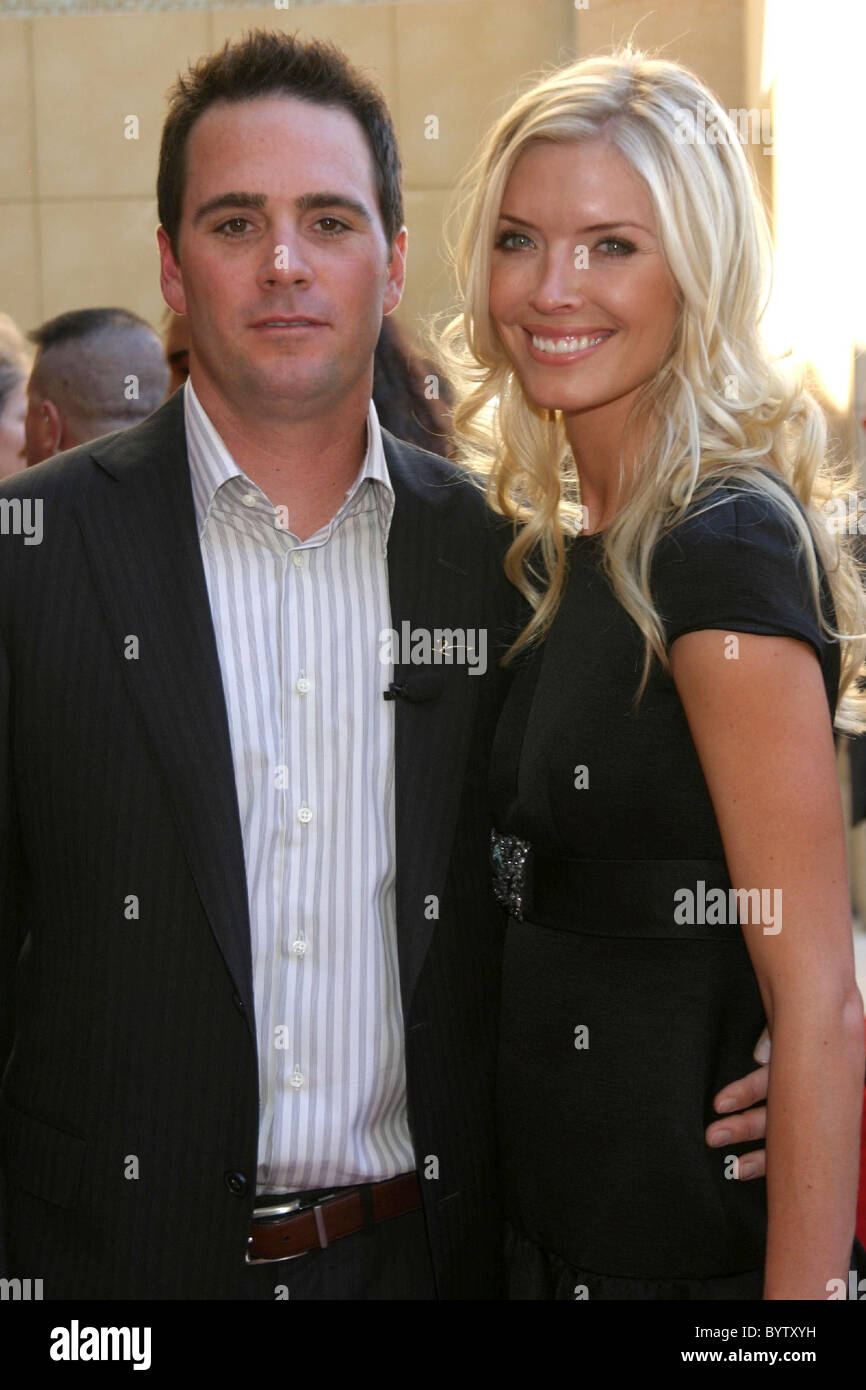 Jimmie Johnson and Chandra Johnson The 2007 ESPY Awards held at Kodak ...