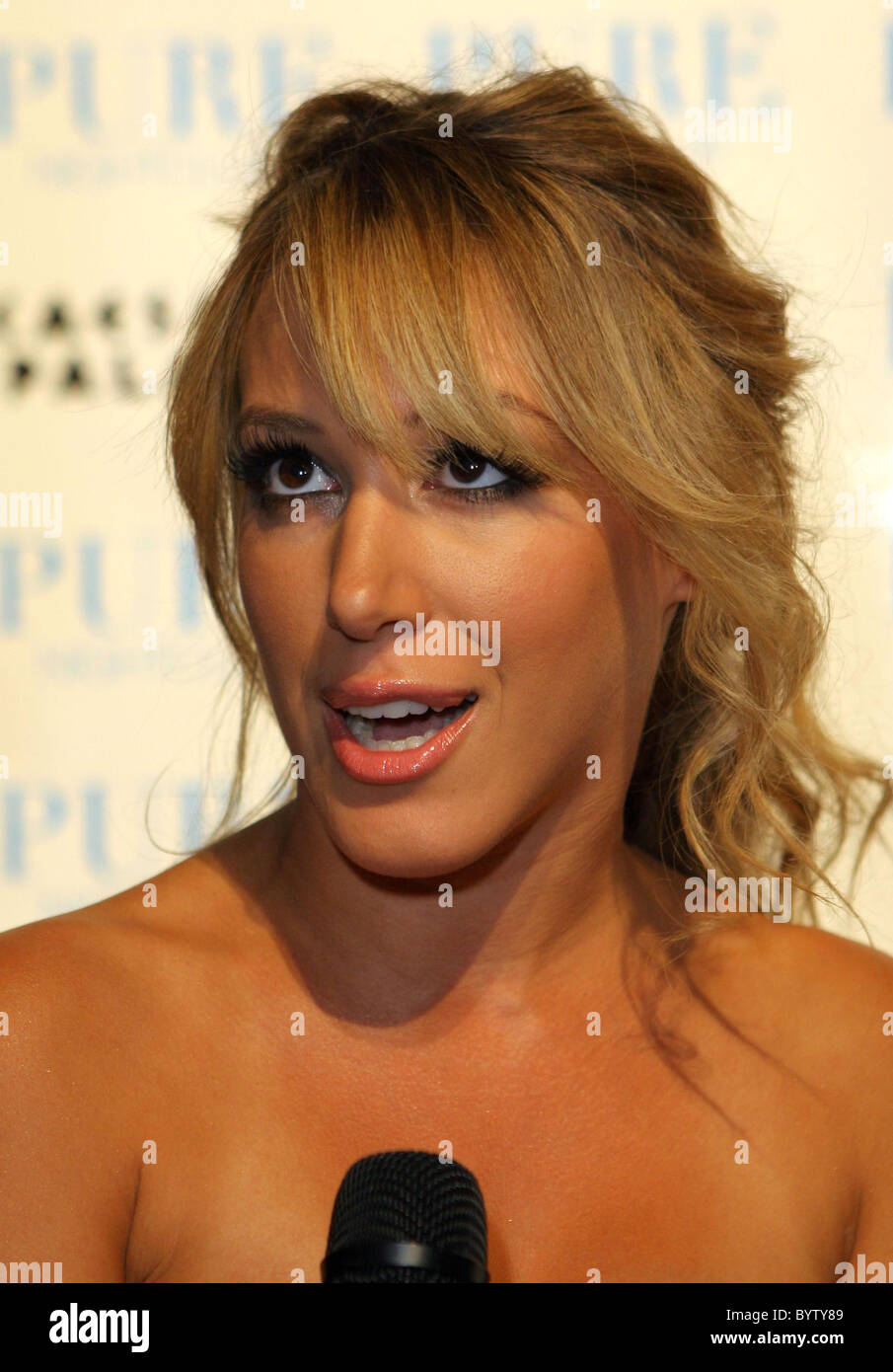 Haylie Duff after party at Pure Nightclub inside Caesar's Palace, Las ...