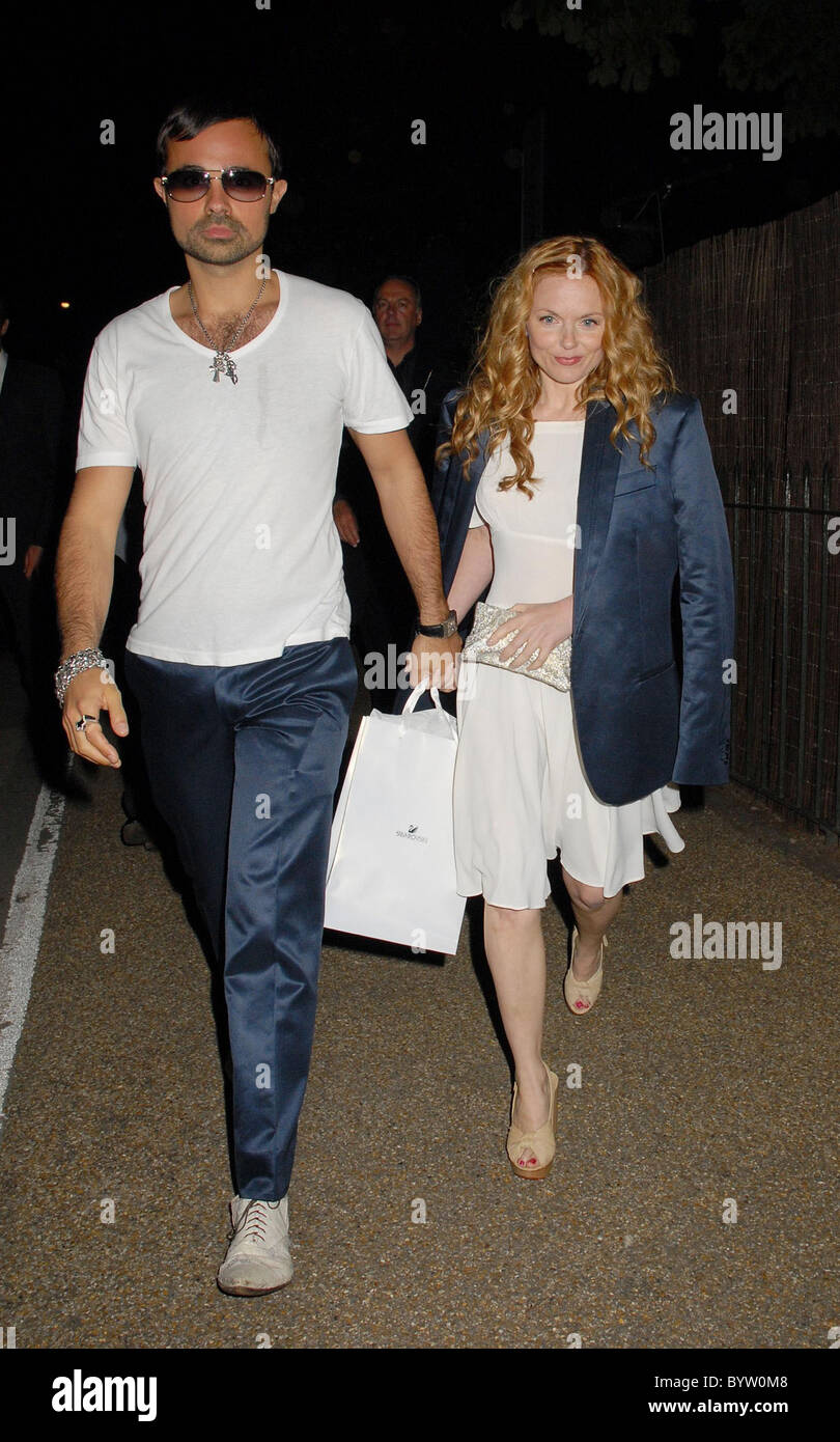 Geri Halliwell and Evgeny Lebedev The Summer Party held at The ...