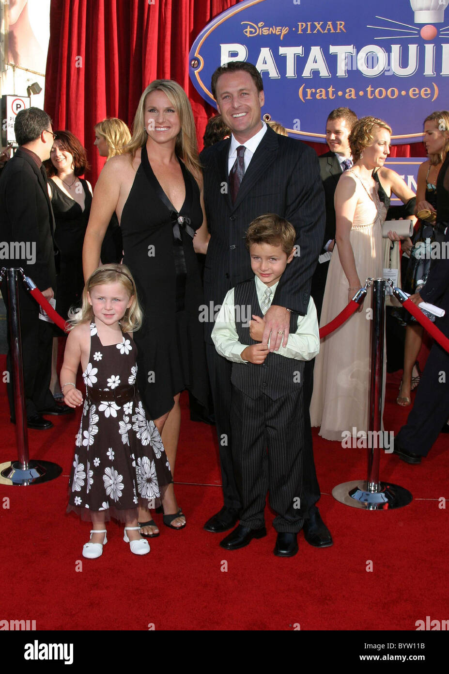 Chris Harrison and Family 'Ratatouille' World Premiere at the Kodak ...