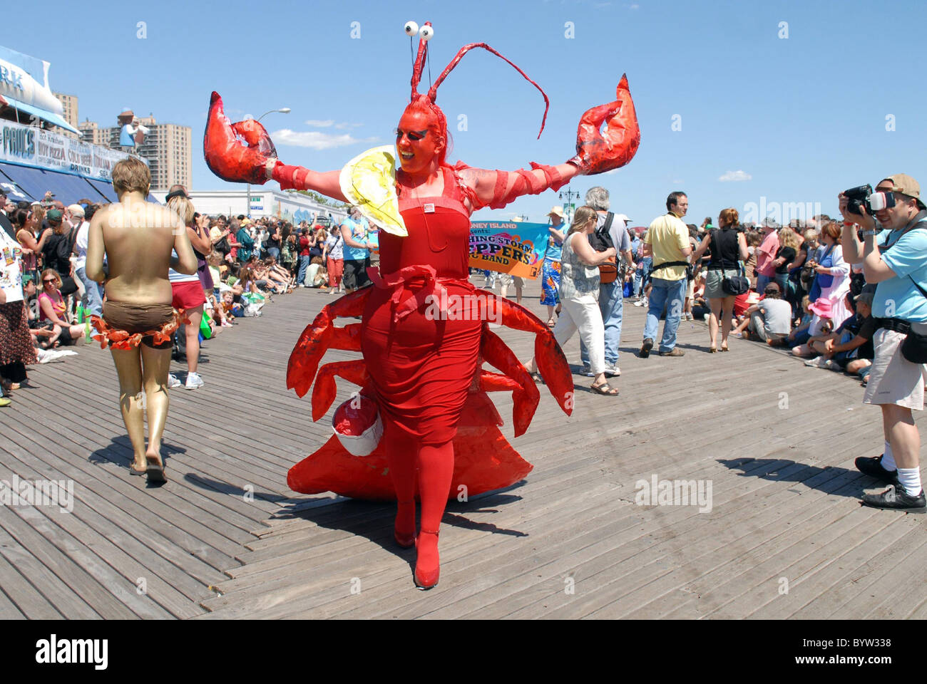 25th Annual Mermaid Parade Coney Island Boardwalk Brooklyn, New York ...