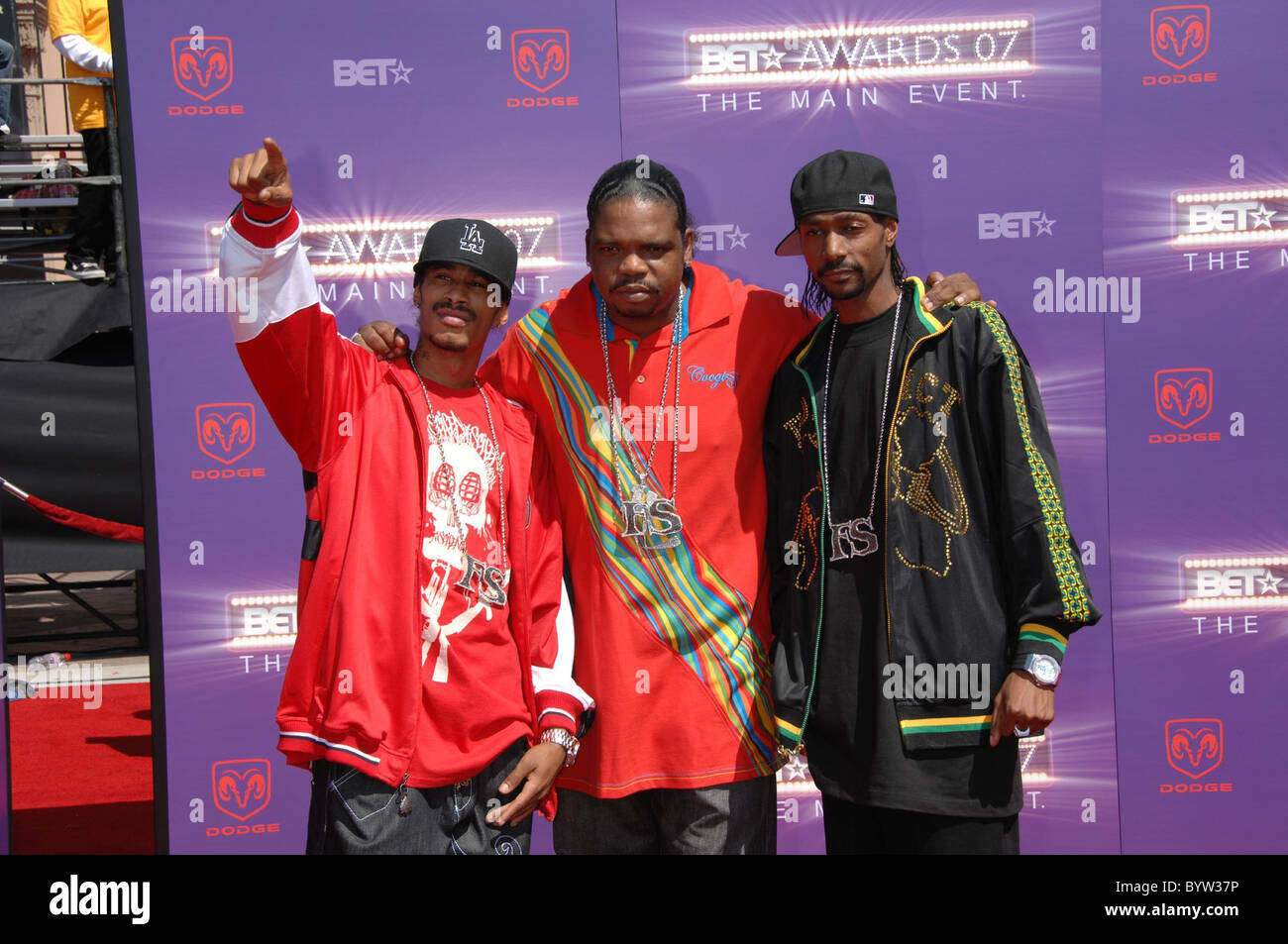 Bone & Thugs B.E.T.Awards 2007 held at The Shrine - Arrivals Los ...