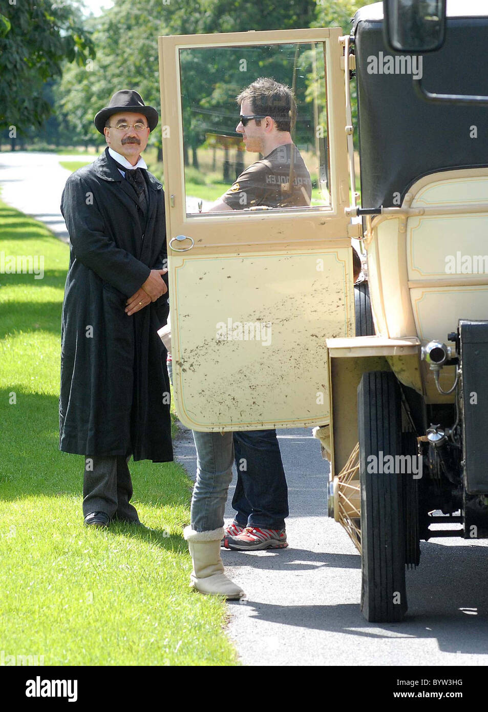 Actor David Haig on the set of TV drama 'My Boy Jack' Dublin, Ireland ...