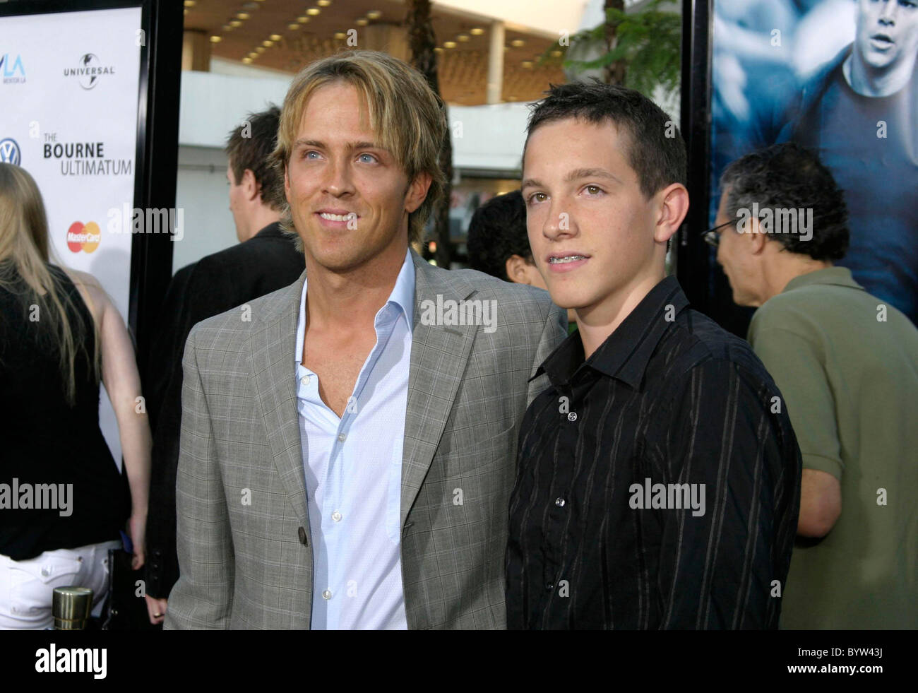 Larry Birkhead and his Nephew 'The Bourne Ultimatum' World Premiere ...