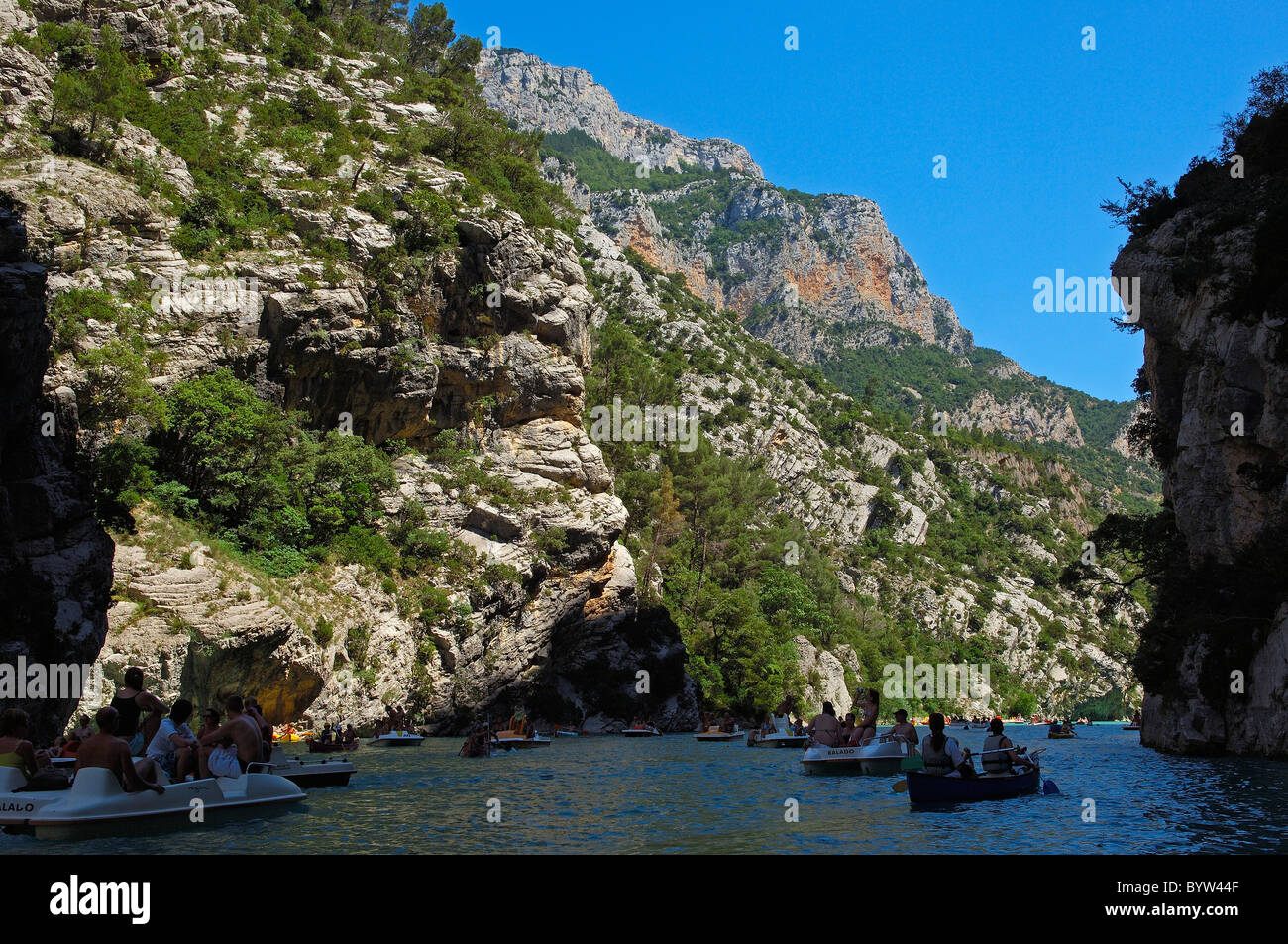 Canyon of the Verdon River, Verdon Regional Natural Park, Provence ...