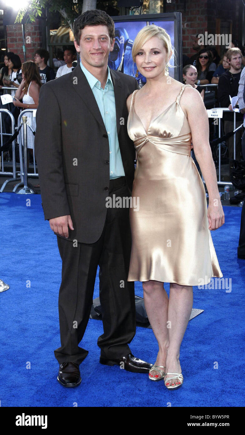Josh Feinman and Elle Travis Premiere of 'Transformers' held at the ...