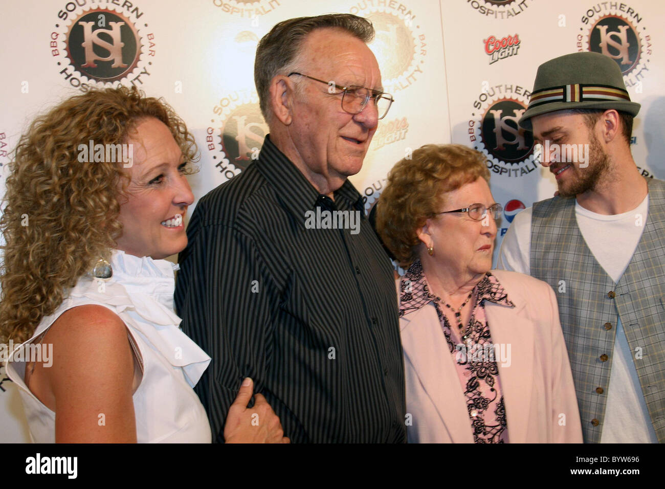 Lynn Harless, Justin Timberlake, with his grandfather and grandmother ...