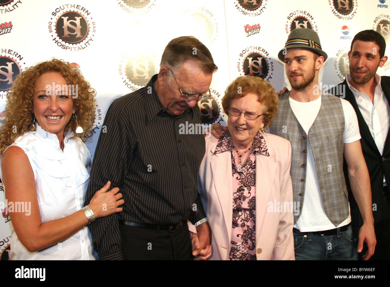 Lynn Harless, Justin Timberlake, with his grandfather and grandmother ...