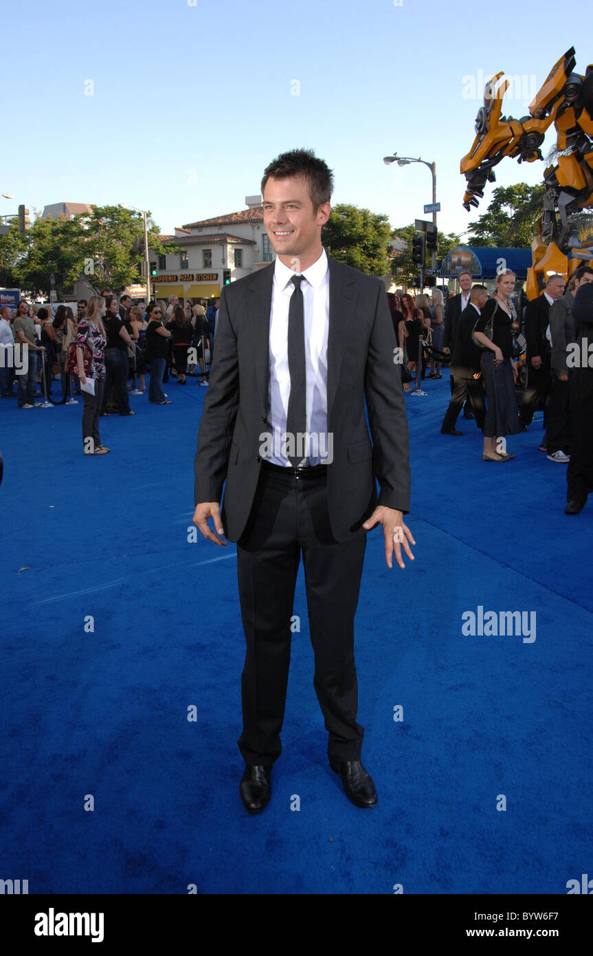 Josh Duhamel Premiere of 'Transformers' held at the Mann Village ...