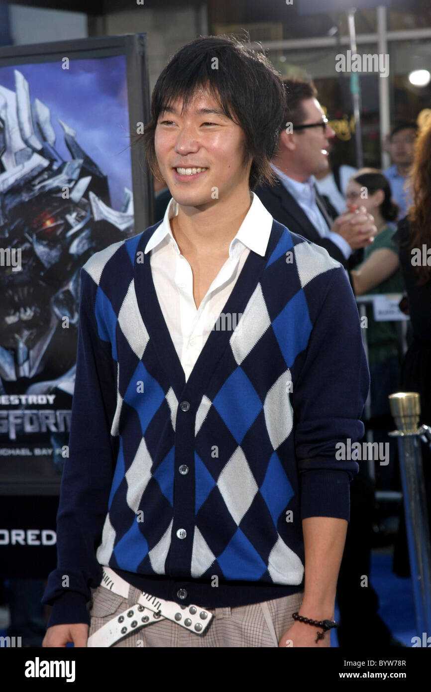 Aaron Yoo Premiere of 'Transformers' held at the Mann Village Theater ...