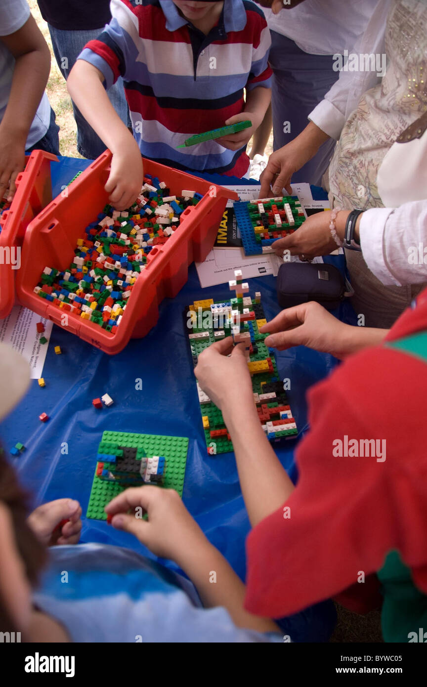 * UNITED STATES OF LEGO Hundreds of school children flocked to a museum ...