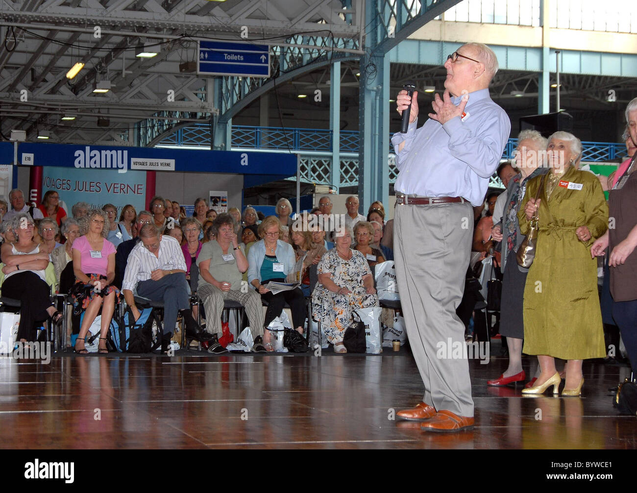 The Zimmers performing at the 'Retirement Show' held at the Olympia ...