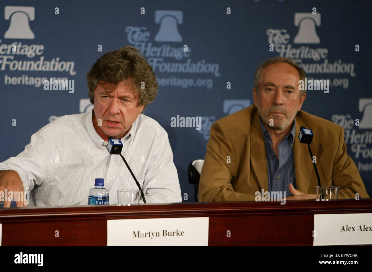 Alex Alexiev and Frank Gaffney The Heritage Foundation screened the ...