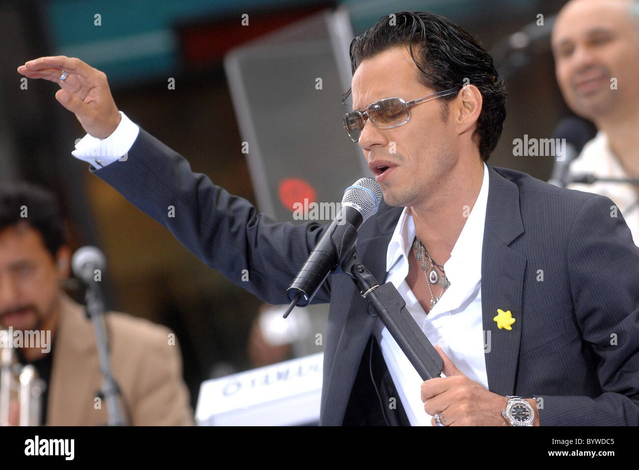 Marc Anthony performing on NBC Today Show Summer Concert Series held at ...
