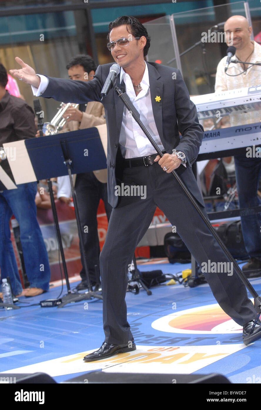 Marc Anthony performing on NBC Today Show Summer Concert Series held at ...