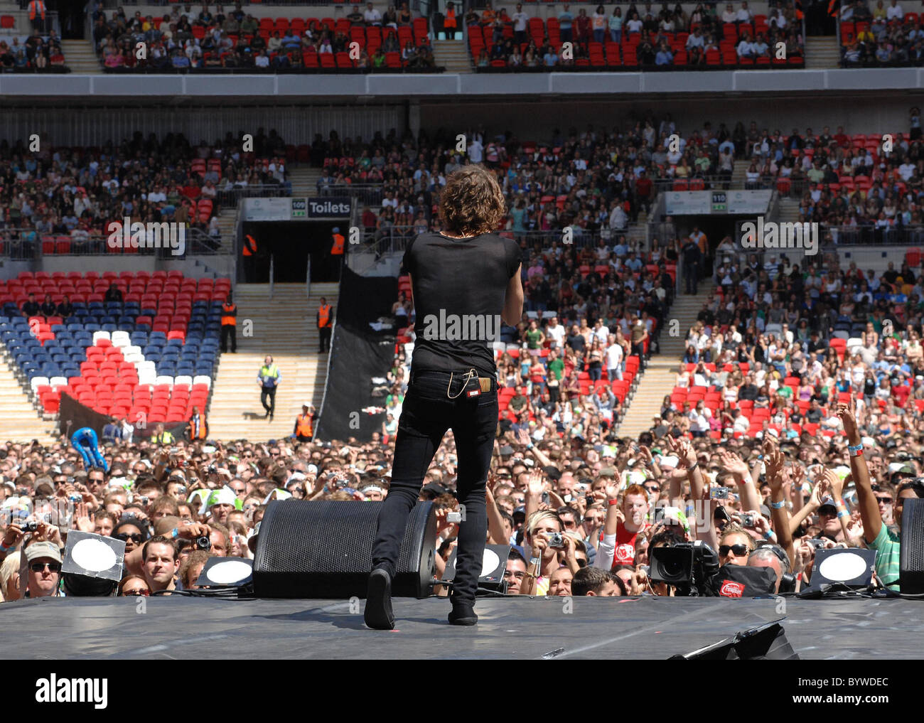 Johnny Borrell of Razorlight Live Earth London concert at Wembley ...