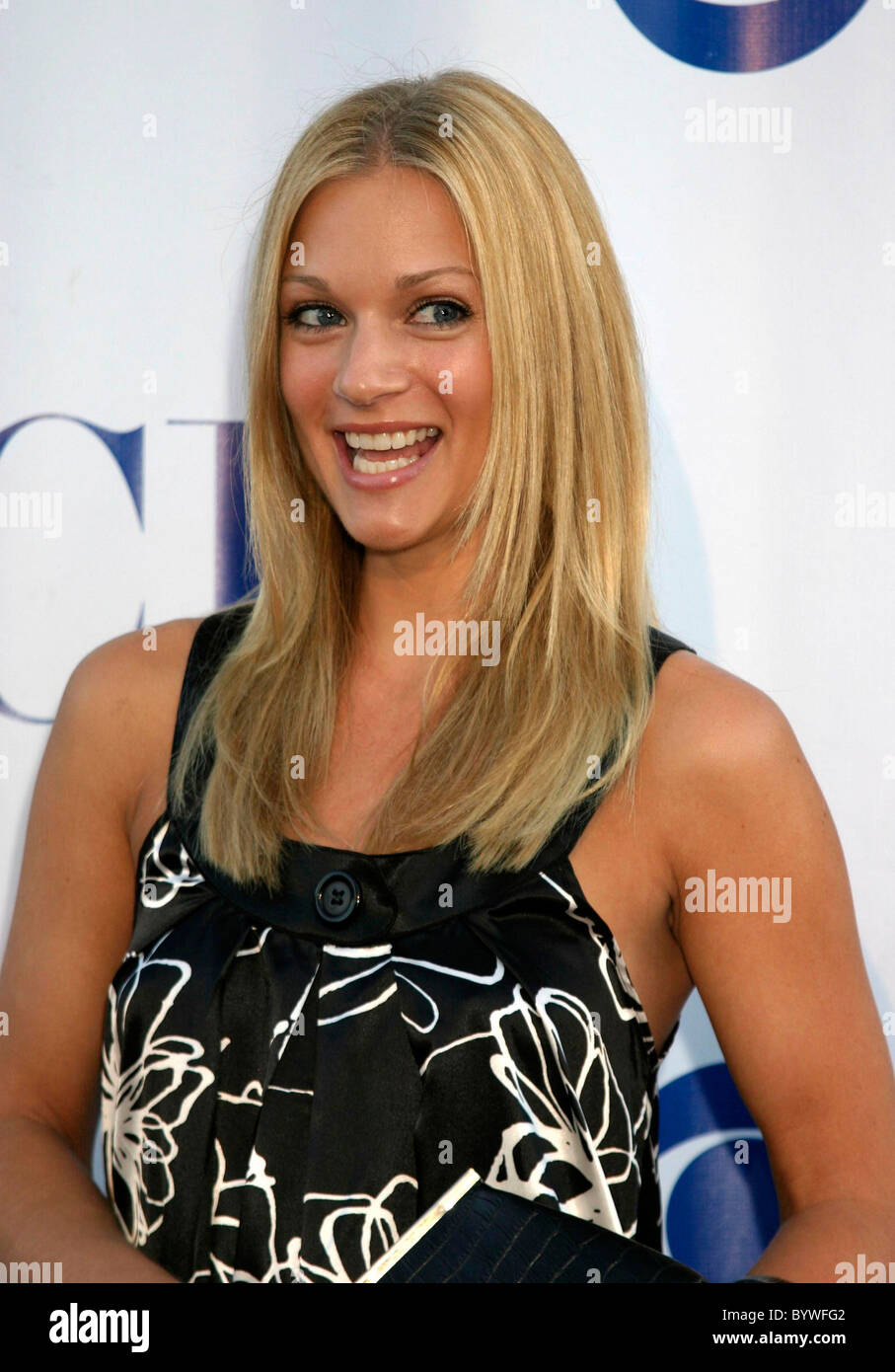 A.J. Cook CBS summer press tour 'Stars Party 2007' at the Wandsworth ...