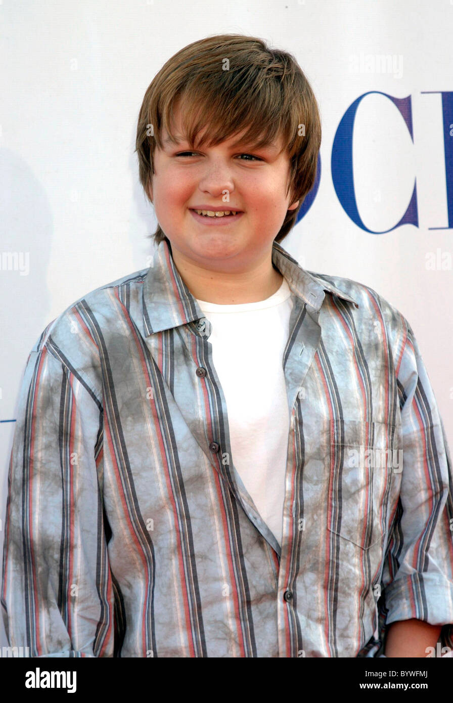 Angus T. Jones CBS summer press tour 'Stars Party 2007' at the ...