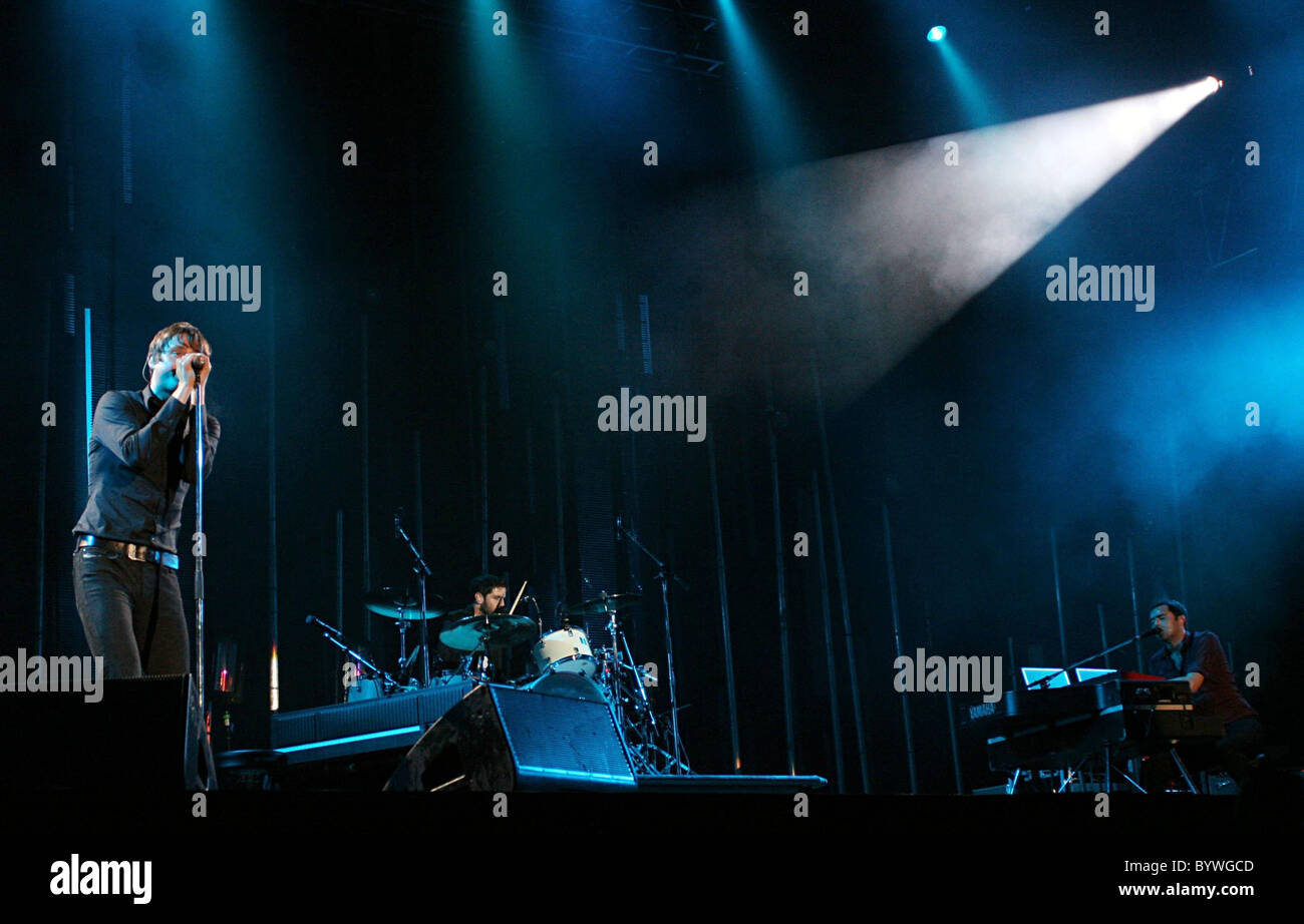 Keane performing at the Knowsley Hall Music Festival 2007 - Day 2 ...