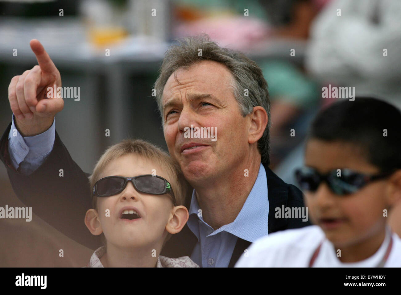 Tony blair looking relaxed watches hi-res stock photography and images ...