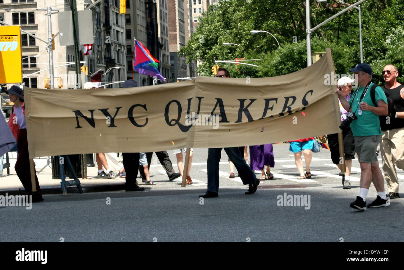 New York City Quakers 38th Annual LGBT Gay Pride March "United for ...