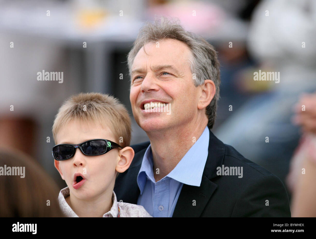 Tony blair looking relaxed watches hi-res stock photography and images ...
