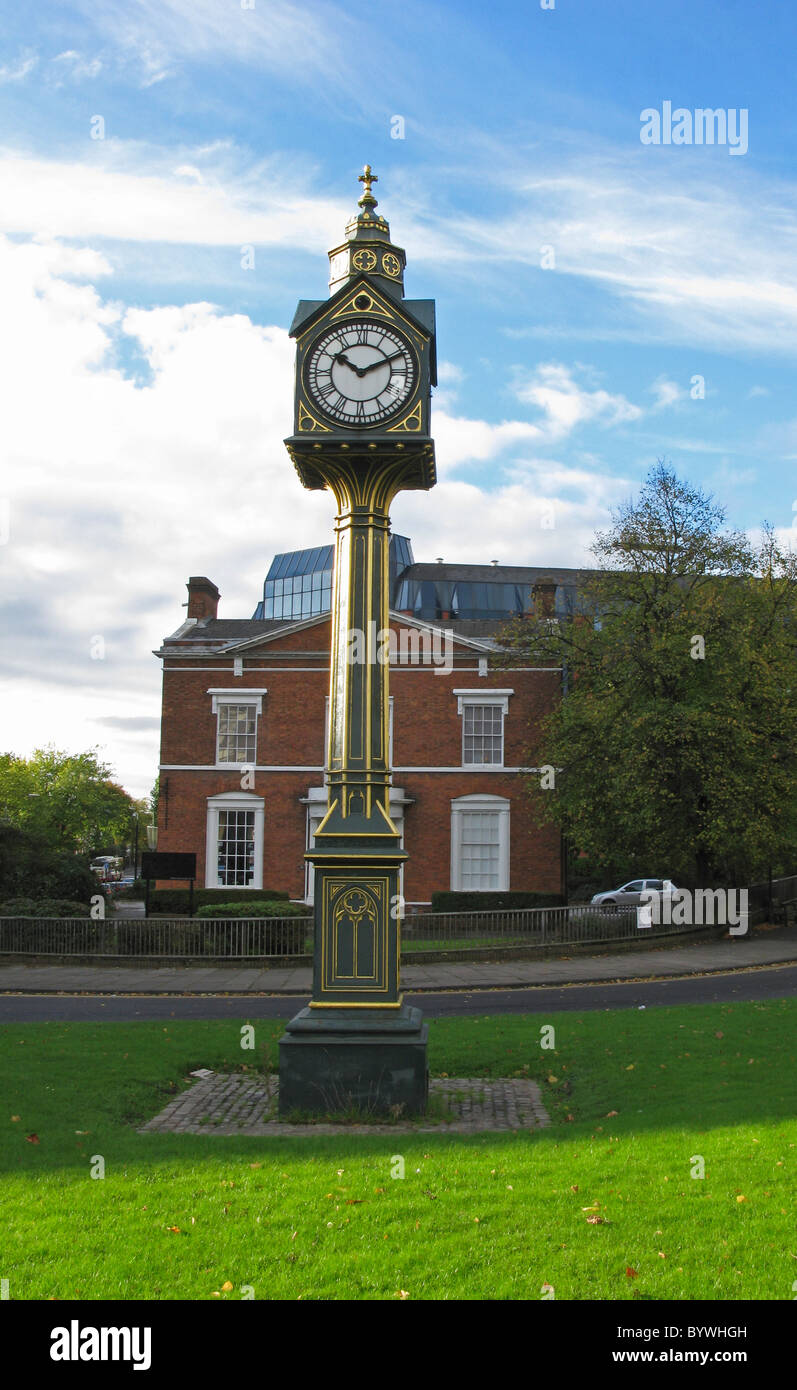 Clock located at Five Ways, Birmingham Stock Photo - Alamy