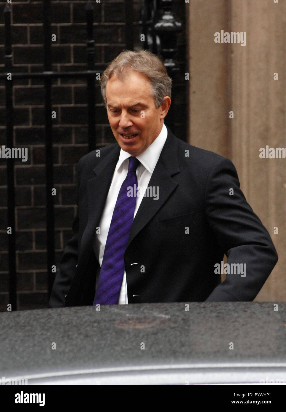 Tony blair june 27 2007 downing street hi-res stock photography and ...