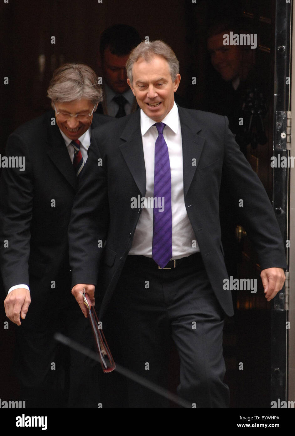 Tony blair june 27 2007 downing street hi-res stock photography and ...