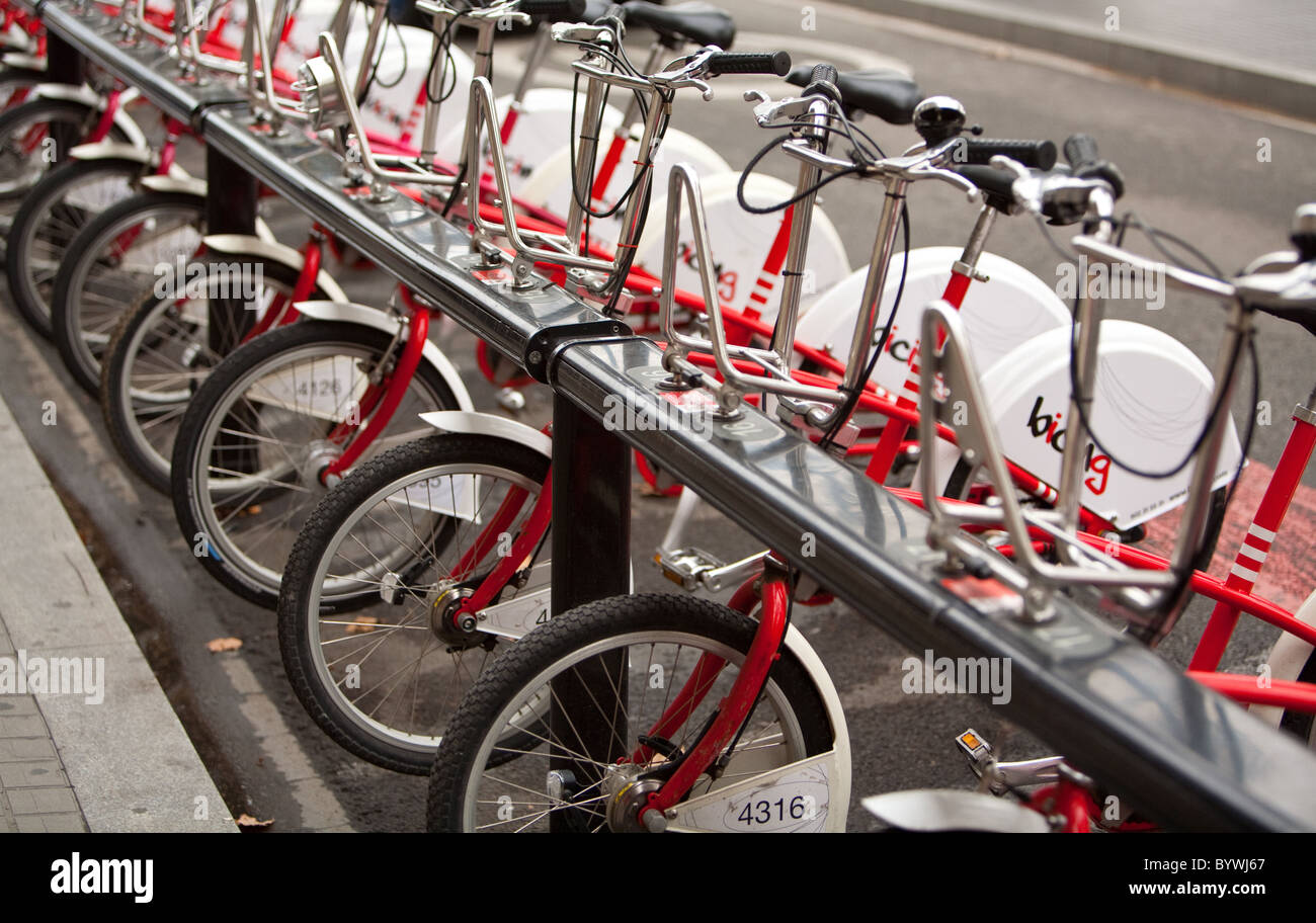 Bike racks city hi-res stock photography and images - Alamy