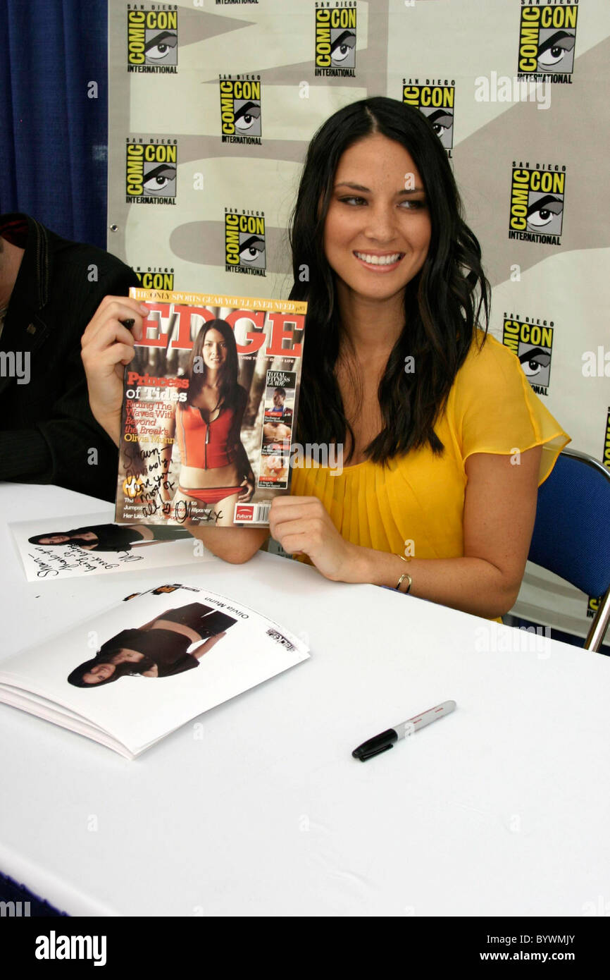 Olivia Munn ComicCon Convention 2007 held at the San Diego Convention ...