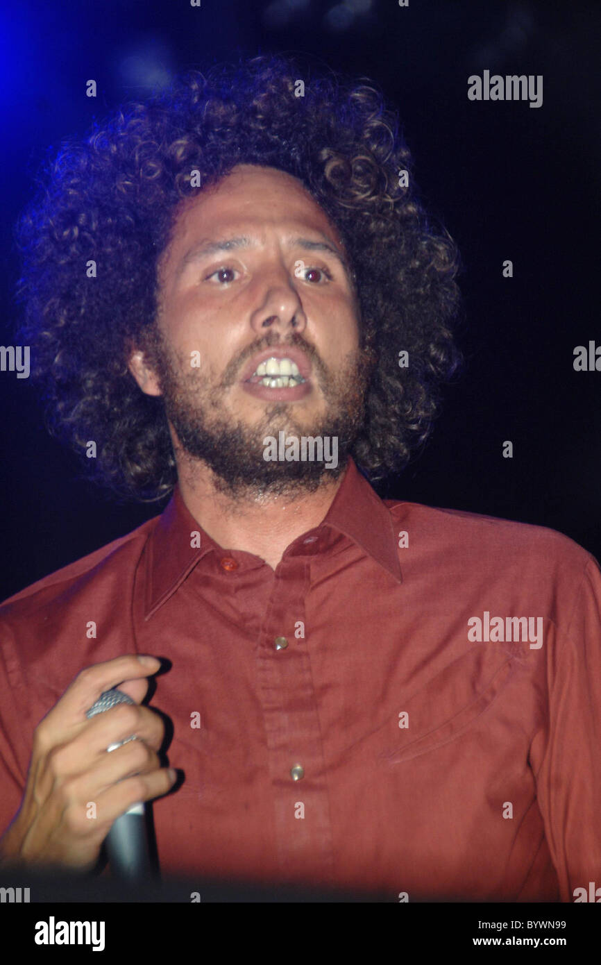 Zack de la Rocha of Rage Against the Machine Rock the Bells Concert ...