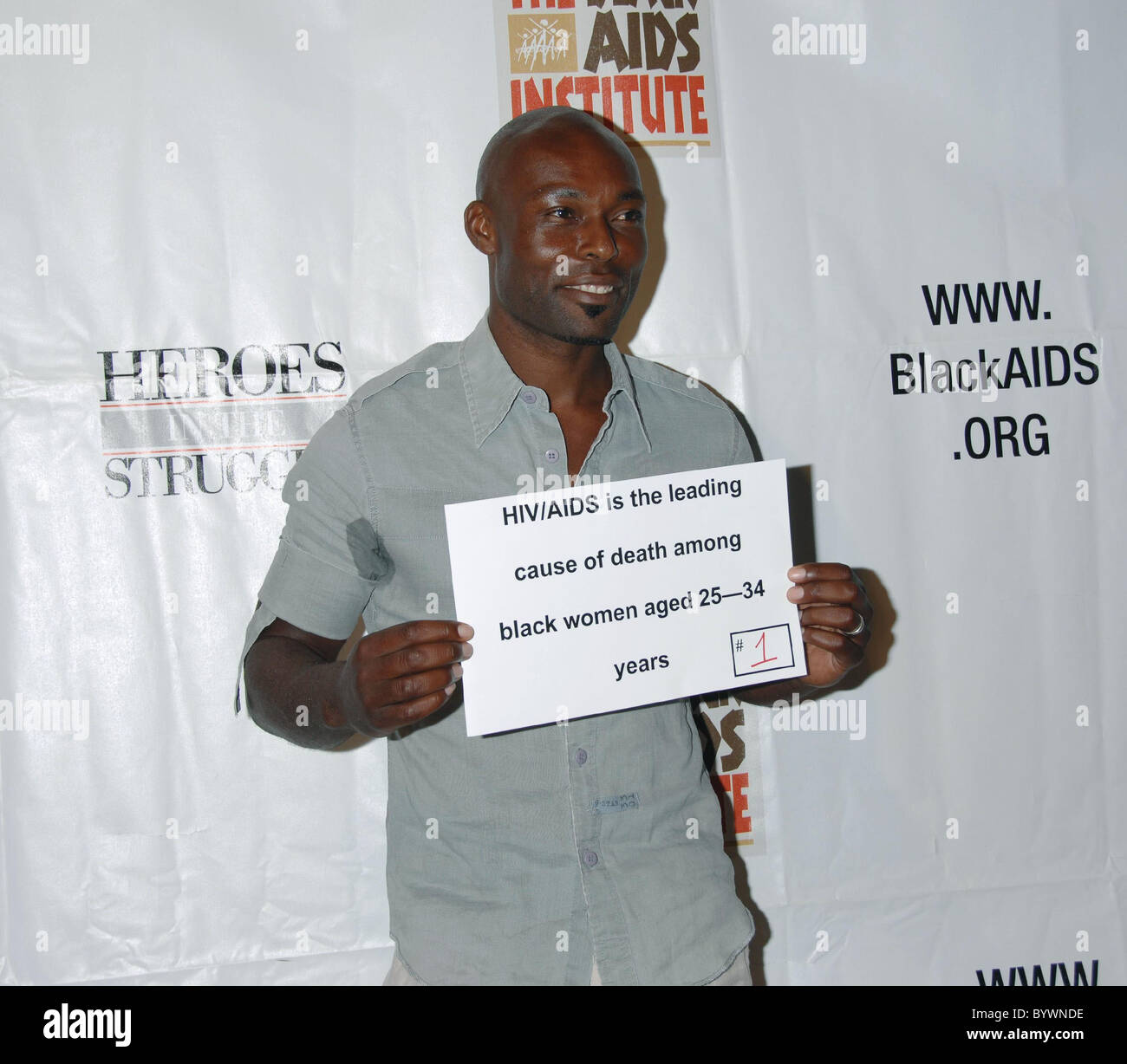 Jimmy Jean-Louis Celebrities promoting HIV testing in the black ...