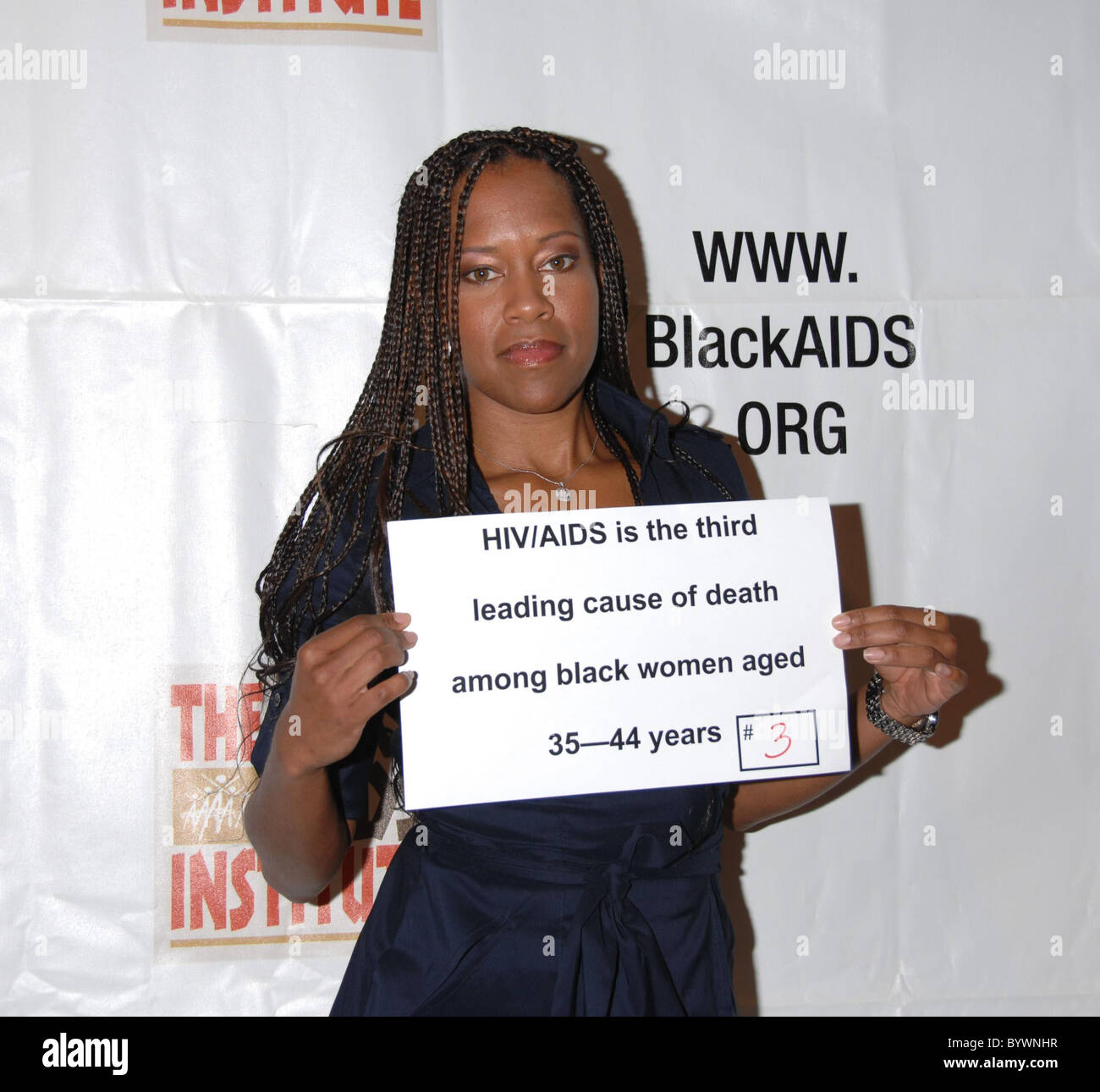 Regina King Celebrities promoting HIV testing in the black community ...