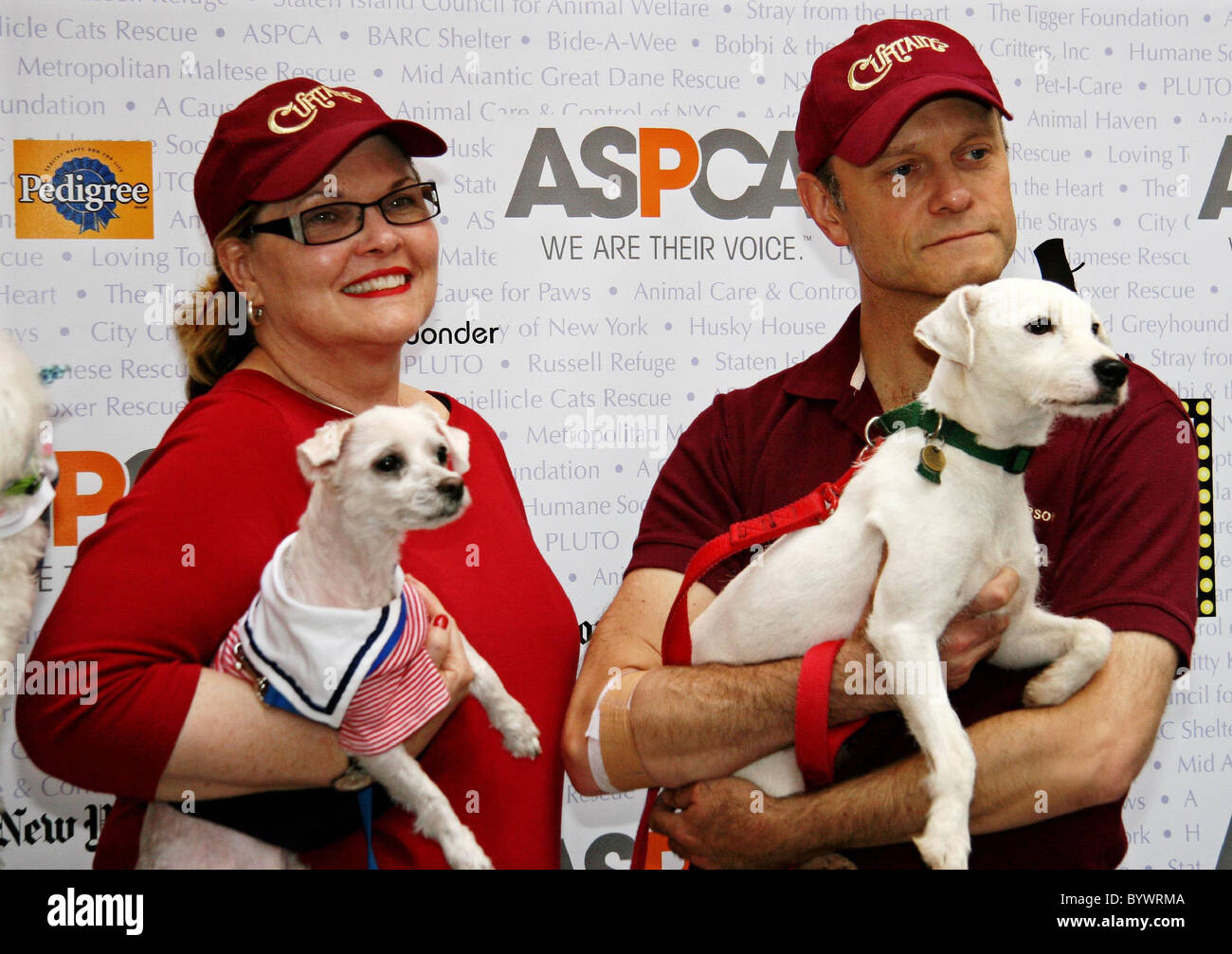 Debra Monk and David Hyde Pierce 9th Annual Broadway Barks at Shubert ...