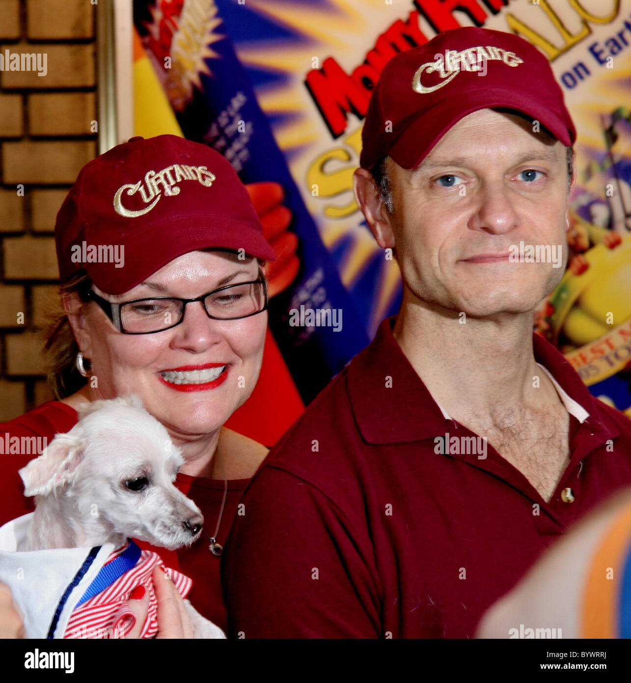 Debra Monk and David Hyde Pierce 9th Annual Broadway Barks at Shubert ...