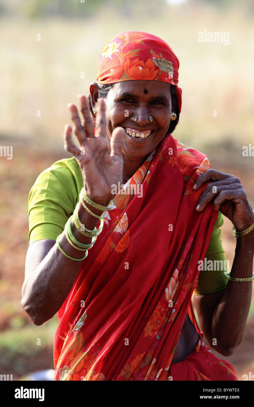 Lady in india hi-res stock photography and images - Alamy