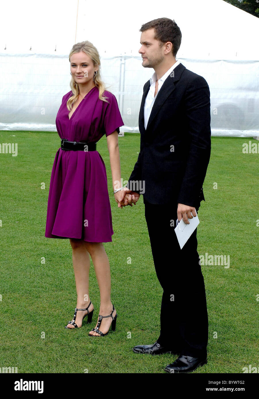 Diane Kruger and Joshua Jackson Cartier International Polo Guards Polo ...