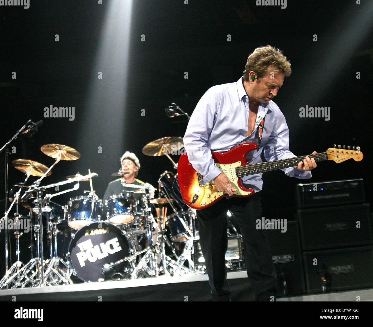 Andy Summers The Police performing live at The Toyota Center Houston ...