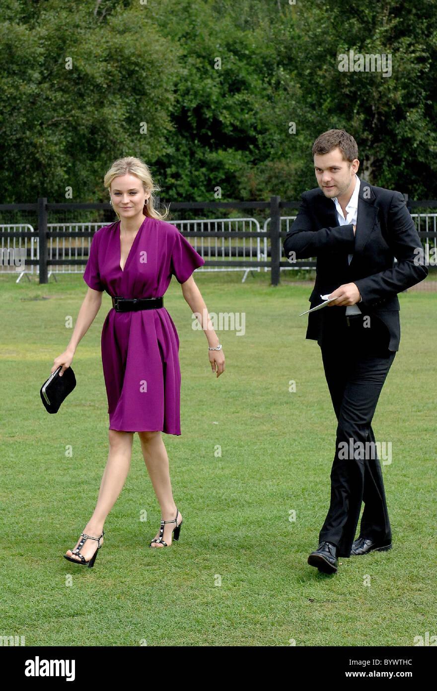 Diane Kruger and Joshua Jackson Cartier International Polo Guards Polo ...