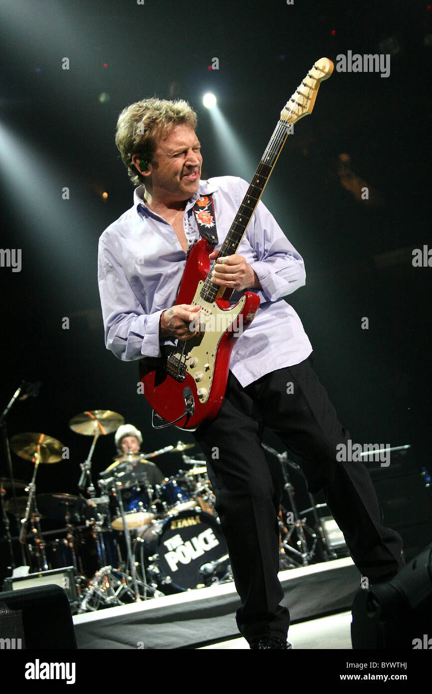 Andy Summers The Police performing live at The Toyota Center Houston ...