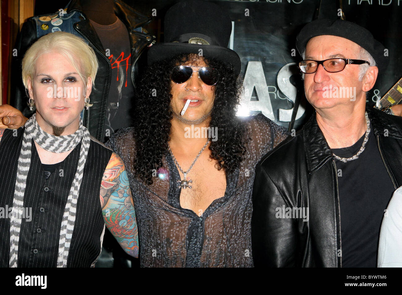John Five, Slash and Robert Knight Slash and iconic rock photographer ...
