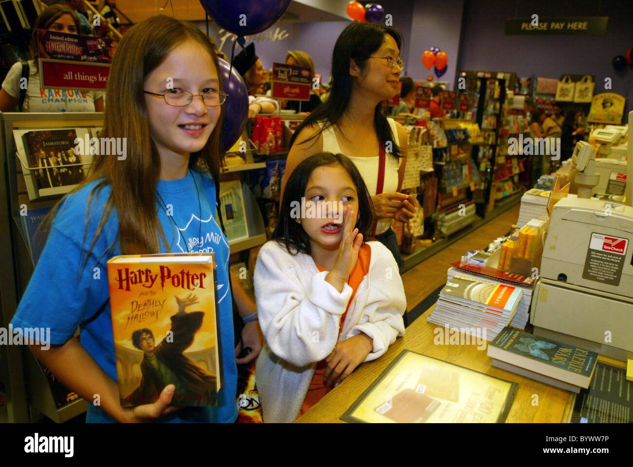 Fans at the Harry Potter Gallows party held at The Friendship Heights ...