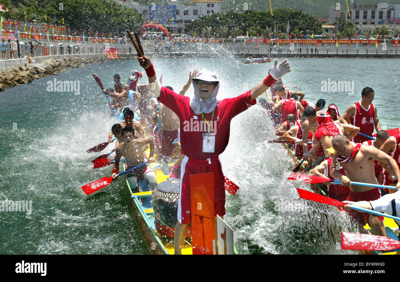 * BEACH PARTY Speed boats, surfers and jet skiers hit the waves for a ...