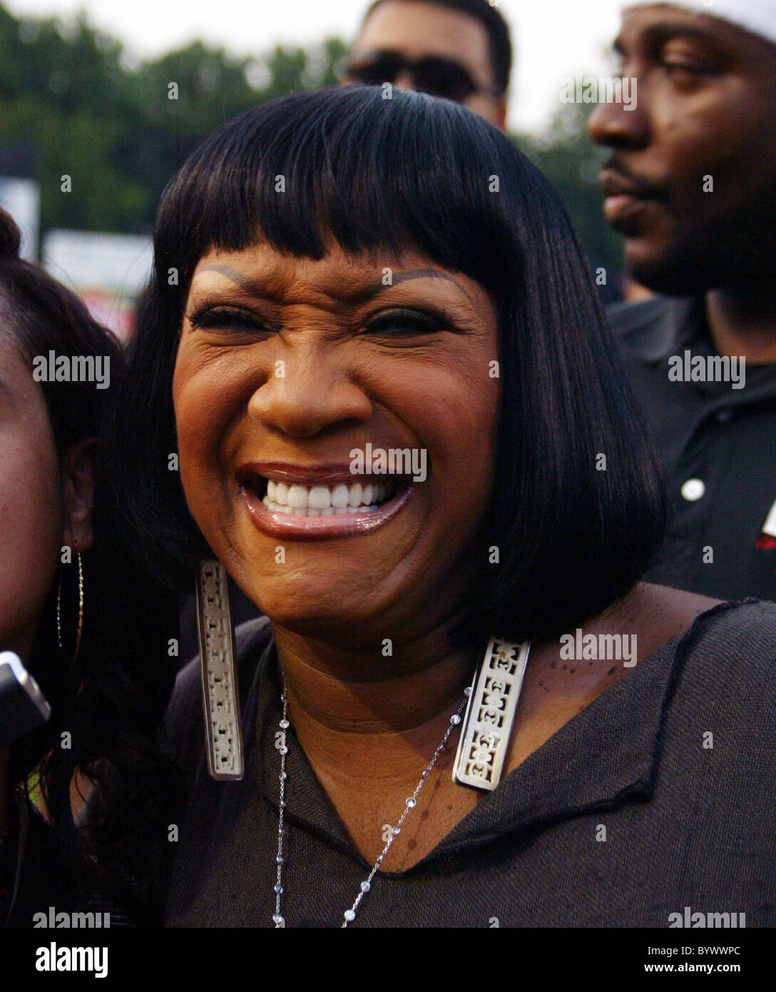 Patti LaBelle 2007 Allen Iverson celebrity softball game at Bowie ...