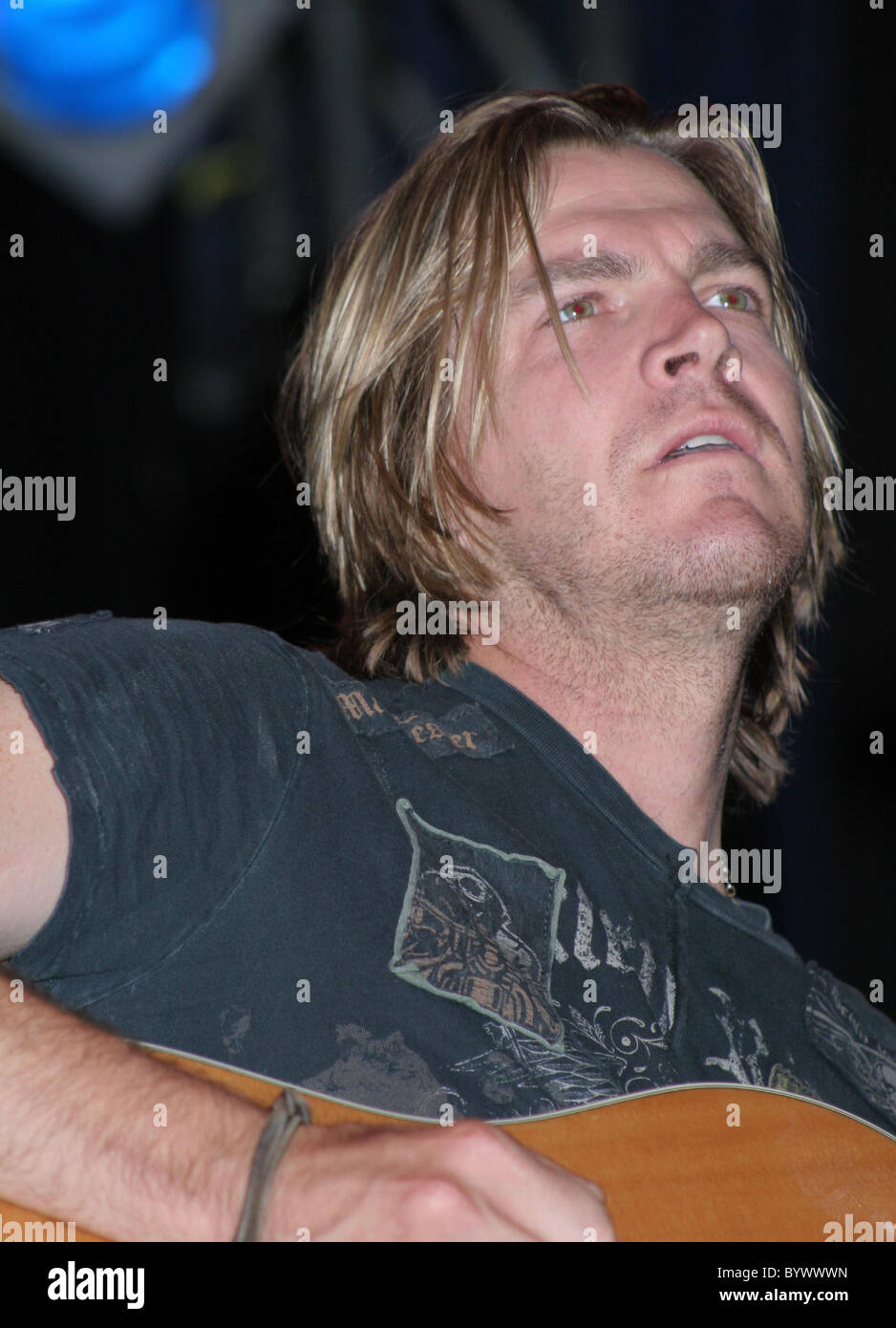 Country Music singer Jack Ingram performing live at the Boulder Station ...